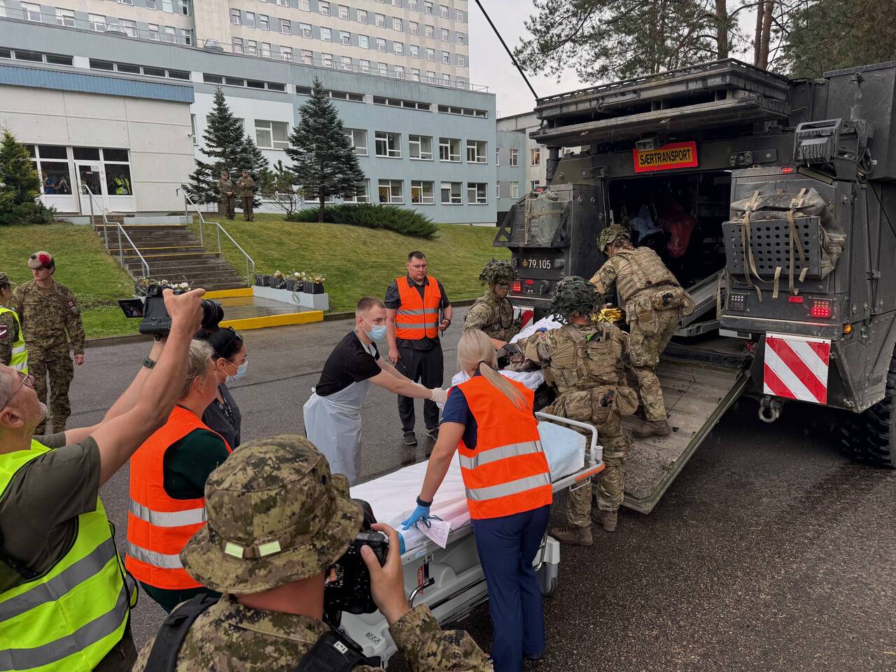 В Даугавпилсской региональной больнице прошли учения Namejs 2025 (фото)